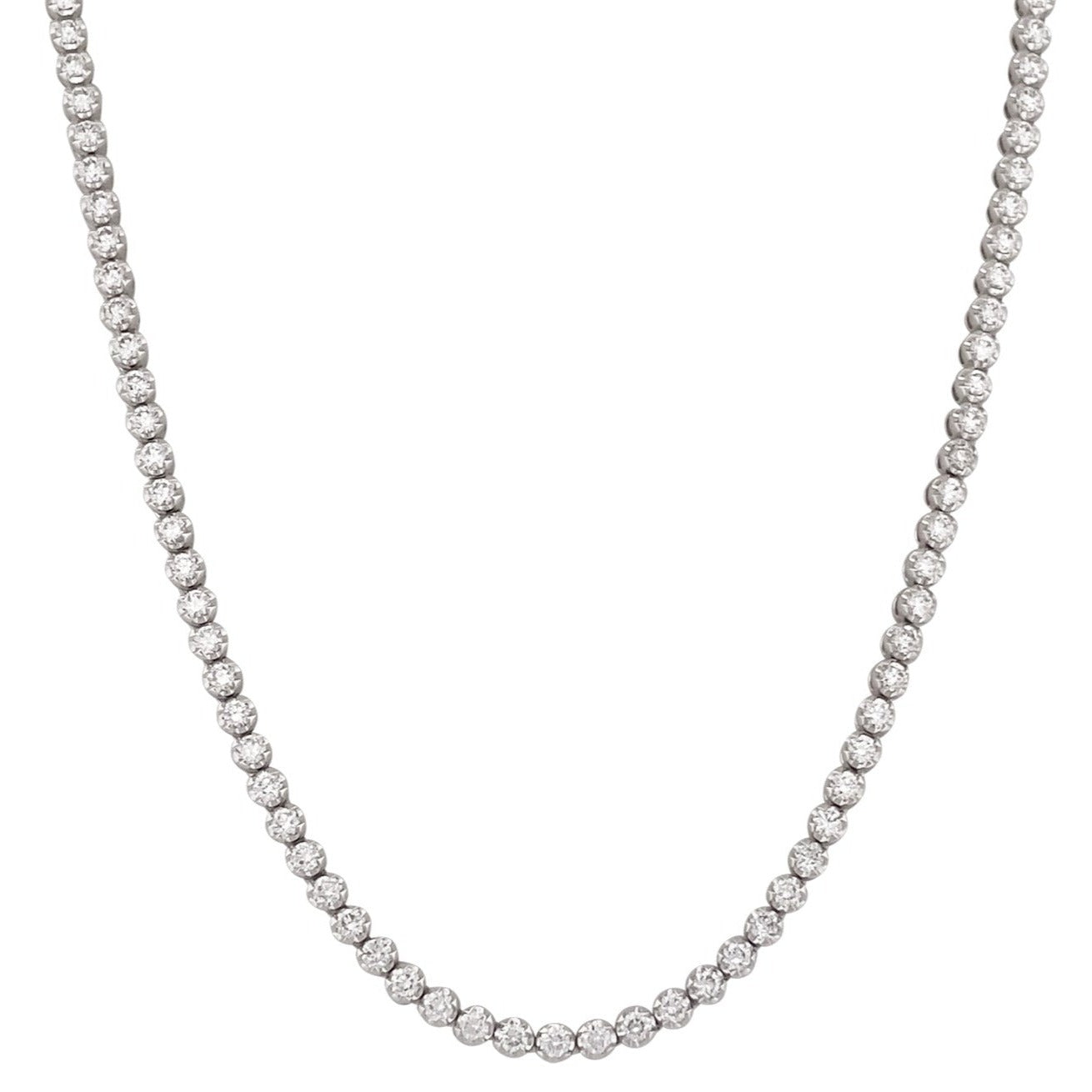 Cupcake Set Diamond Tennis Necklace – Bespoke Fine Jewelry Ltd